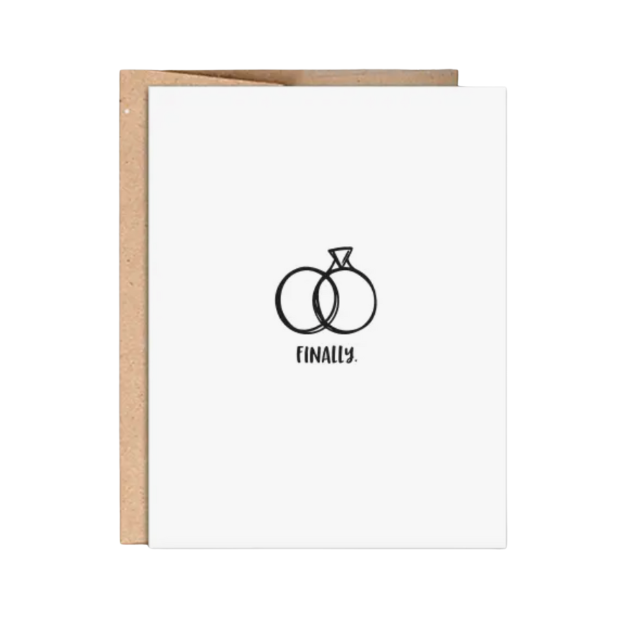 Finally Getting Married Card – Simply Placed